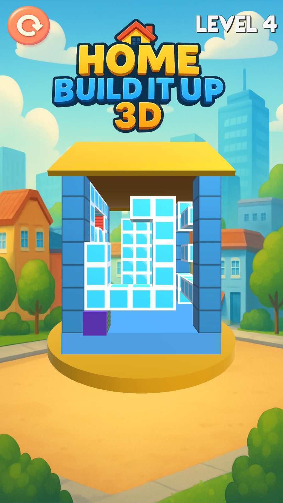 Home Build It Up 3D - Puzzle Mobile Game by sellunitycode.com - Sell unity Code