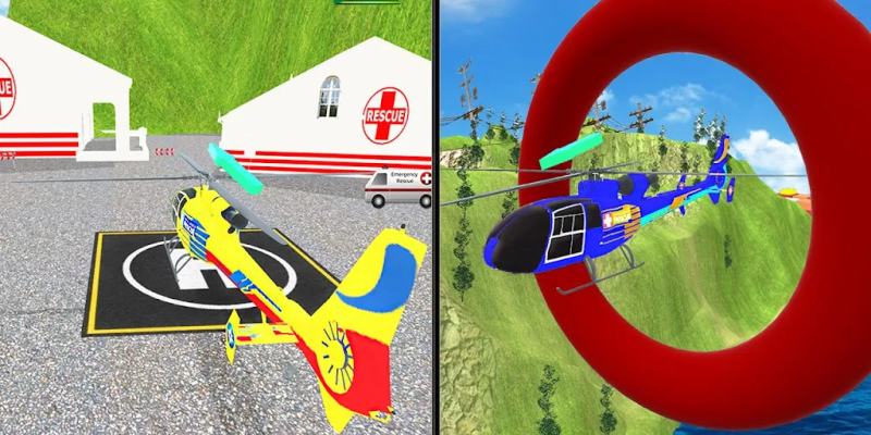 Rescue Games: Helicopter Rescue Simulator 2018 - Sell unity Code
